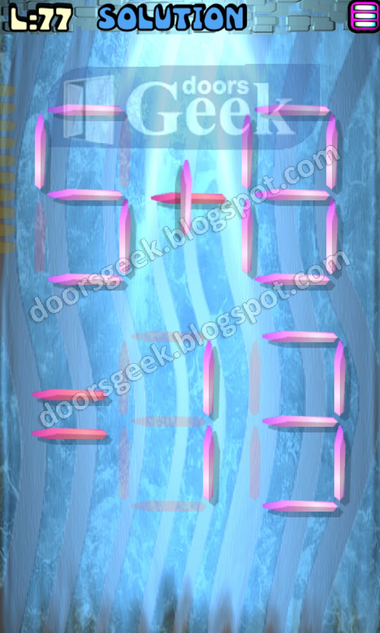 Matches Puzzle [Episode 6] Level 77 Solution ~ Doors Geek